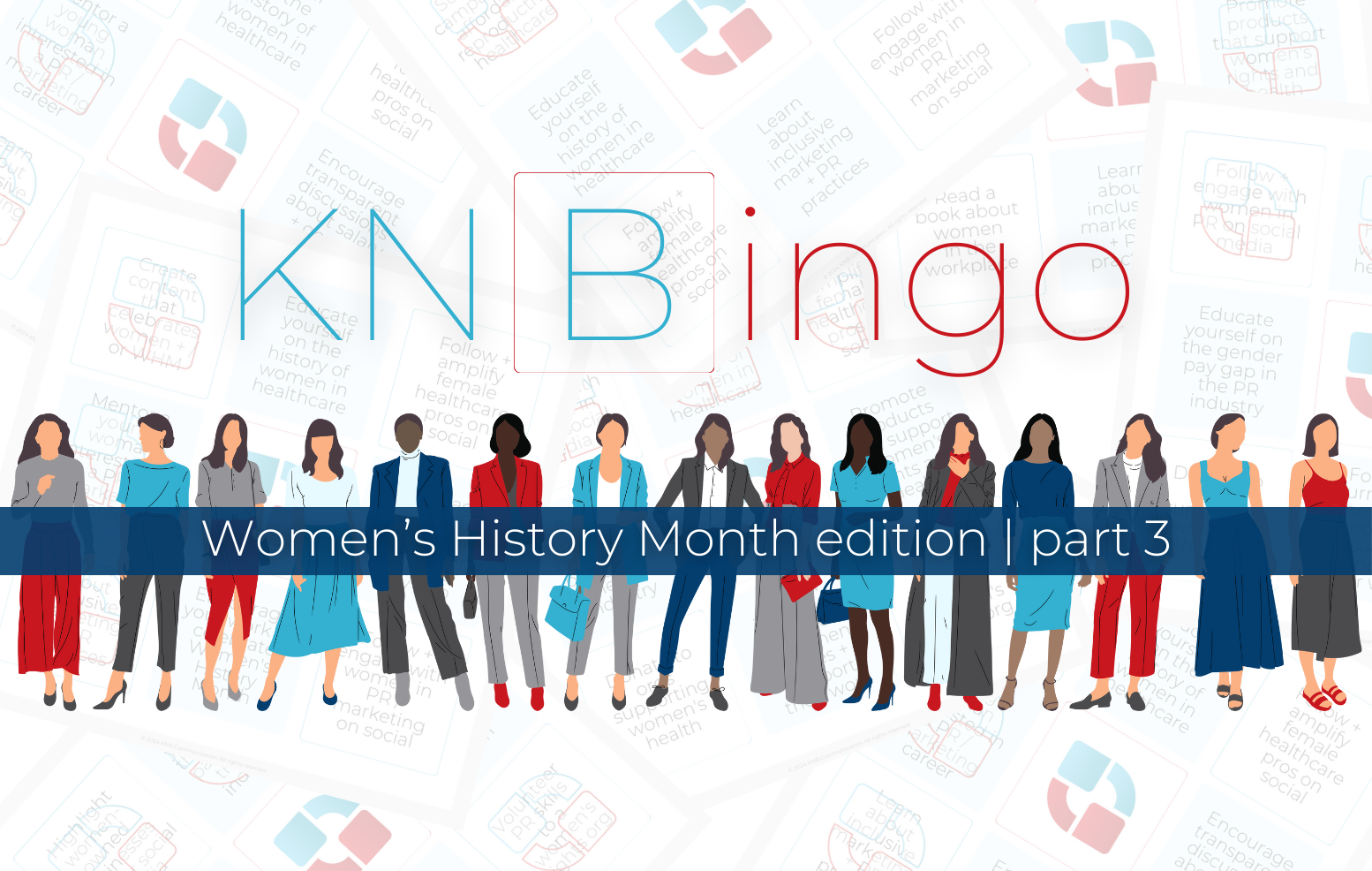 KNBingo: Women's History Month edition 2024 (part 3)